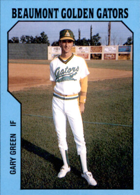 1985 Beaumont Golden Gators TCMA #18 Gary Green Pittsburgh Pennsylvania ...