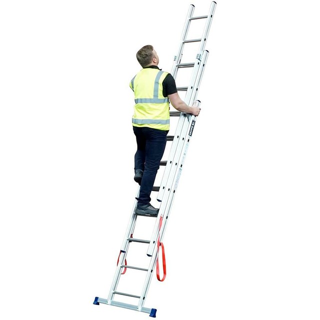 T.B. DAVIES 2.3m Light Duty Combination Step Ladder - Silver (1300-311 ...