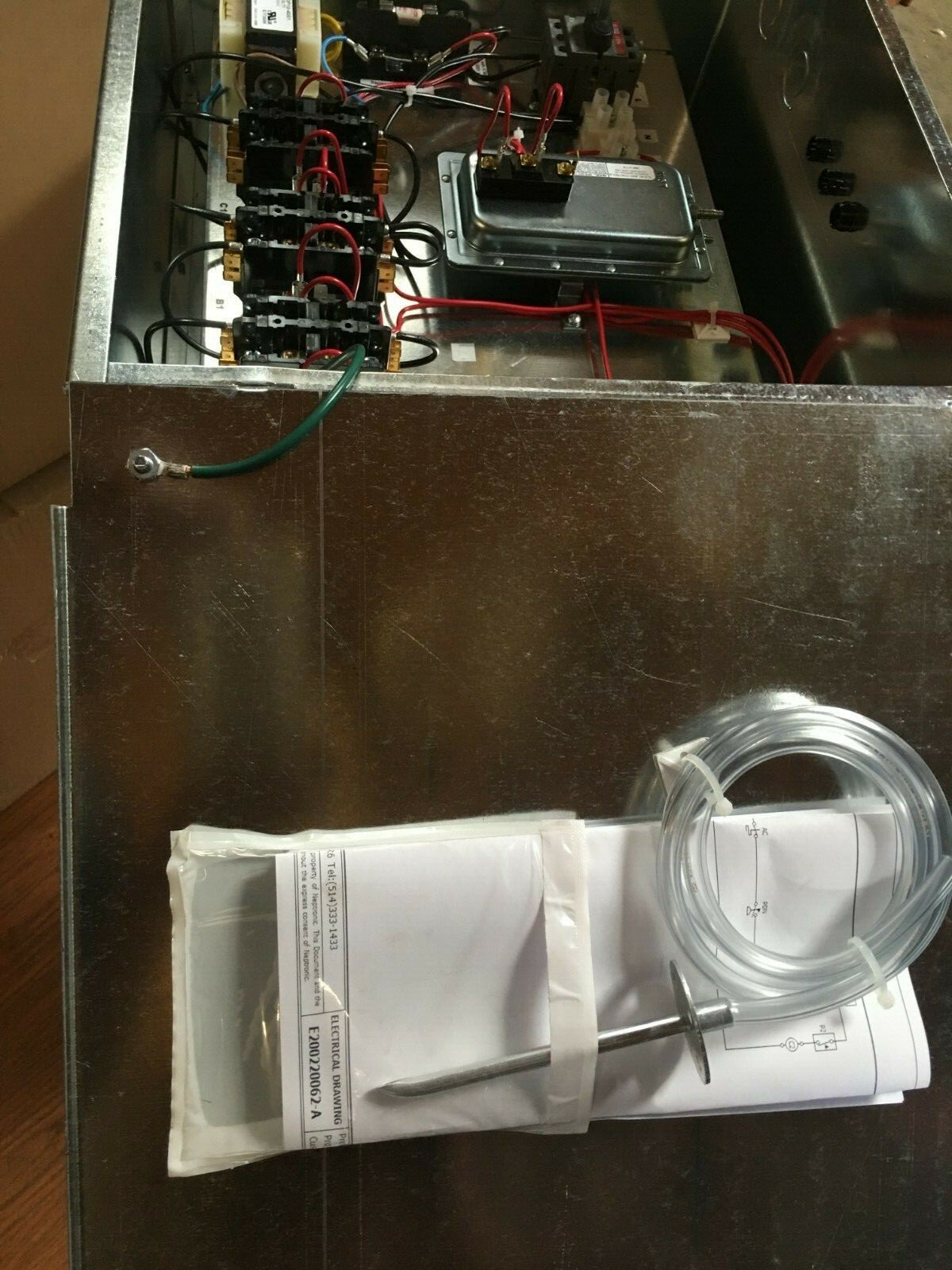 NEPTRONIC OPEN COIL ELECTRIC DUCT HEATER MODEL DF CIOOH 93C/ 200F WITH ...