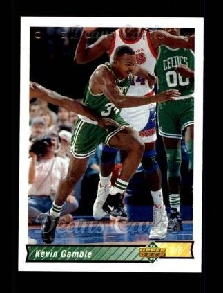 1992 Upper Deck #211 Kevin Gamble Celtics Iowa 8 - NM/MT | eBay