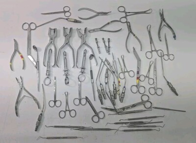 Large Mixed Lot-Dental Instrument Tools Hu Friedy, Nordent,Miltex,Zoll ...