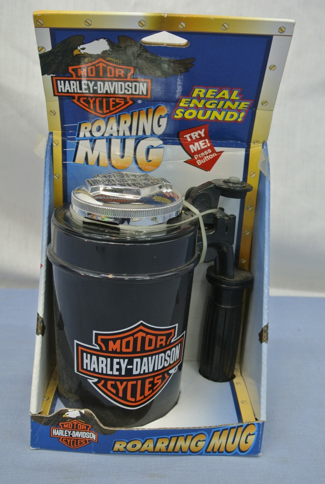 HARLEY DAVIDSON MOTORCYCLE ROARING MUG ENGINE SOUNDS * LOW SOUND * NIB ...