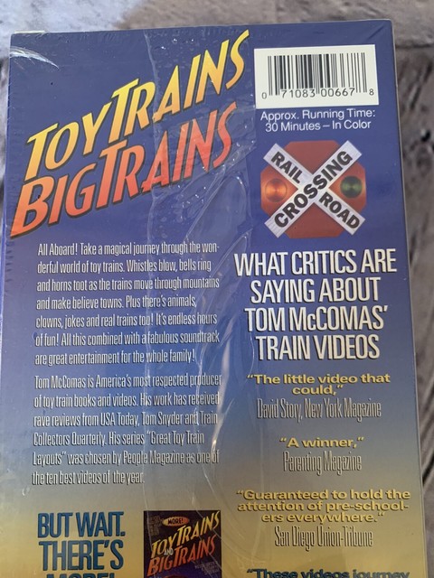 Toy Trains Big Trains (VHS, 2000) for sale online | eBay