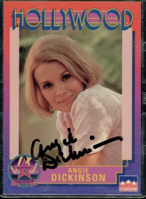 Angie Dickinson Autographed Hollywood Collector Card | eBay
