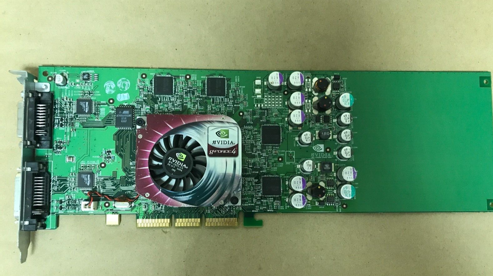 NVidia GeForce4 Titanium TI4600 128MB DVI & ADC AGP Power Mac G4 ...