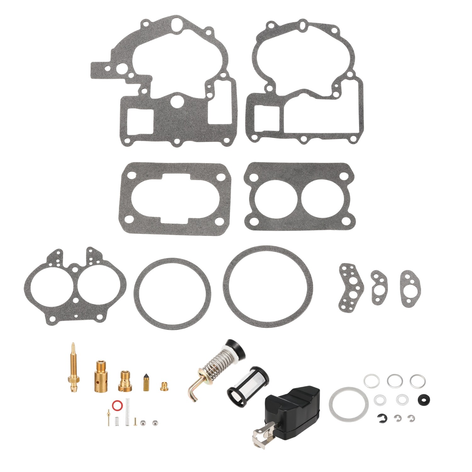 Carburetor Rebuild Kit For Mercruiser Marine 2 Barrel 3302-804844002 3. ...