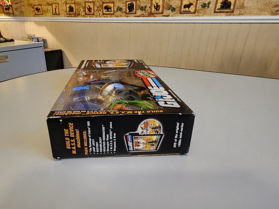 GI Joe 25th Anniversary DVD Battles Mass Device set Weather Dominator 2 ...