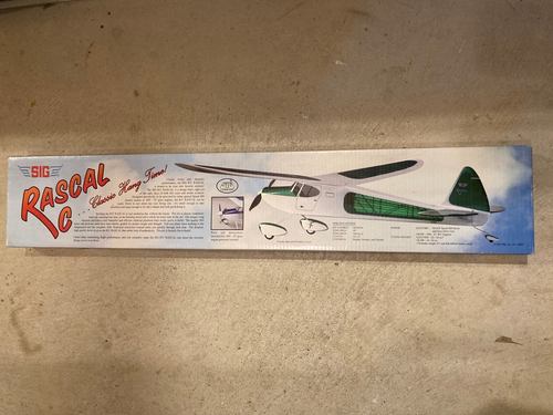 Sig Rascal Balsa RC Model Airplane Kit 49" SIGRC80 NOS - EXCELLENT | eBay