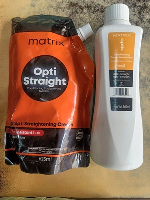 Matrix Opti Straight Hair Straightening Cream 625 ML + 500 ML ...