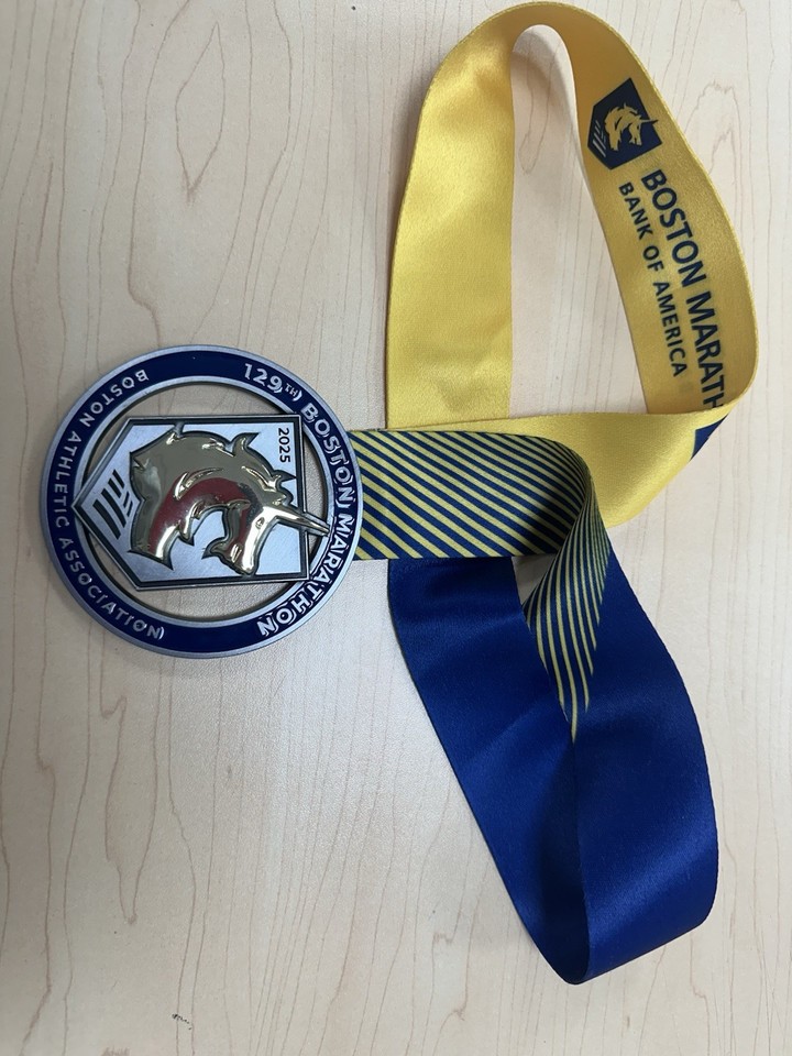2025 Boston Marathon Medal | Official Finisher Medal | Rare | Marathon ...