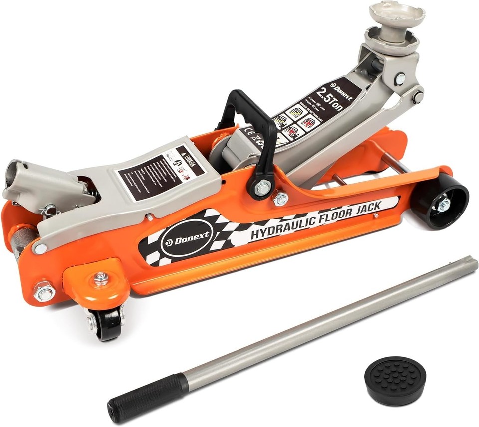 Donext 2.5 Ton Low Profile Racing Floor Jack, Heavy Duty Steel ...