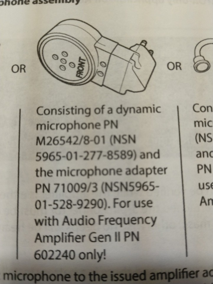 GEN 2 Avon M53 & FM53/54 Microphone Assembly VPU | eBay