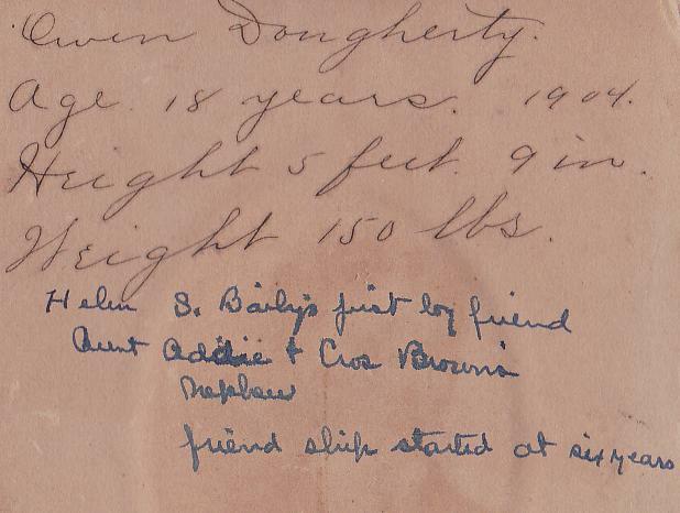 Owen Dougherty in K.M.A. Military Academy Uniform Cabinet Photo (1904 ...