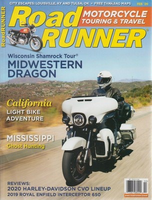 Road Runner Motorcycle Touring & Travel February 2020 | eBay