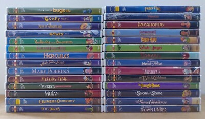 Disney Hercules Mickey Pinocchio Mulan Goofy Poppins Gold Collection 28 ...