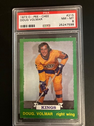 1973-74 O-Pee-Chee - Light Back #215 Doug Volmar (RC) for sale online ...