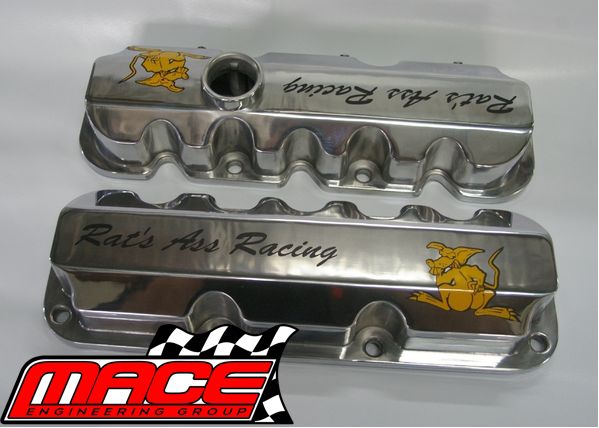 POLISHED ALUMINIUM ROCKER COVERS FOR HOLDEN COMMODORE VS VT ECOTEC L36 ...