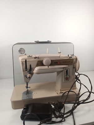 SINGER 411G HEAVY DUTY SEWING MACHINE ZIG-ZAG MULTI STITCH | eBay UK