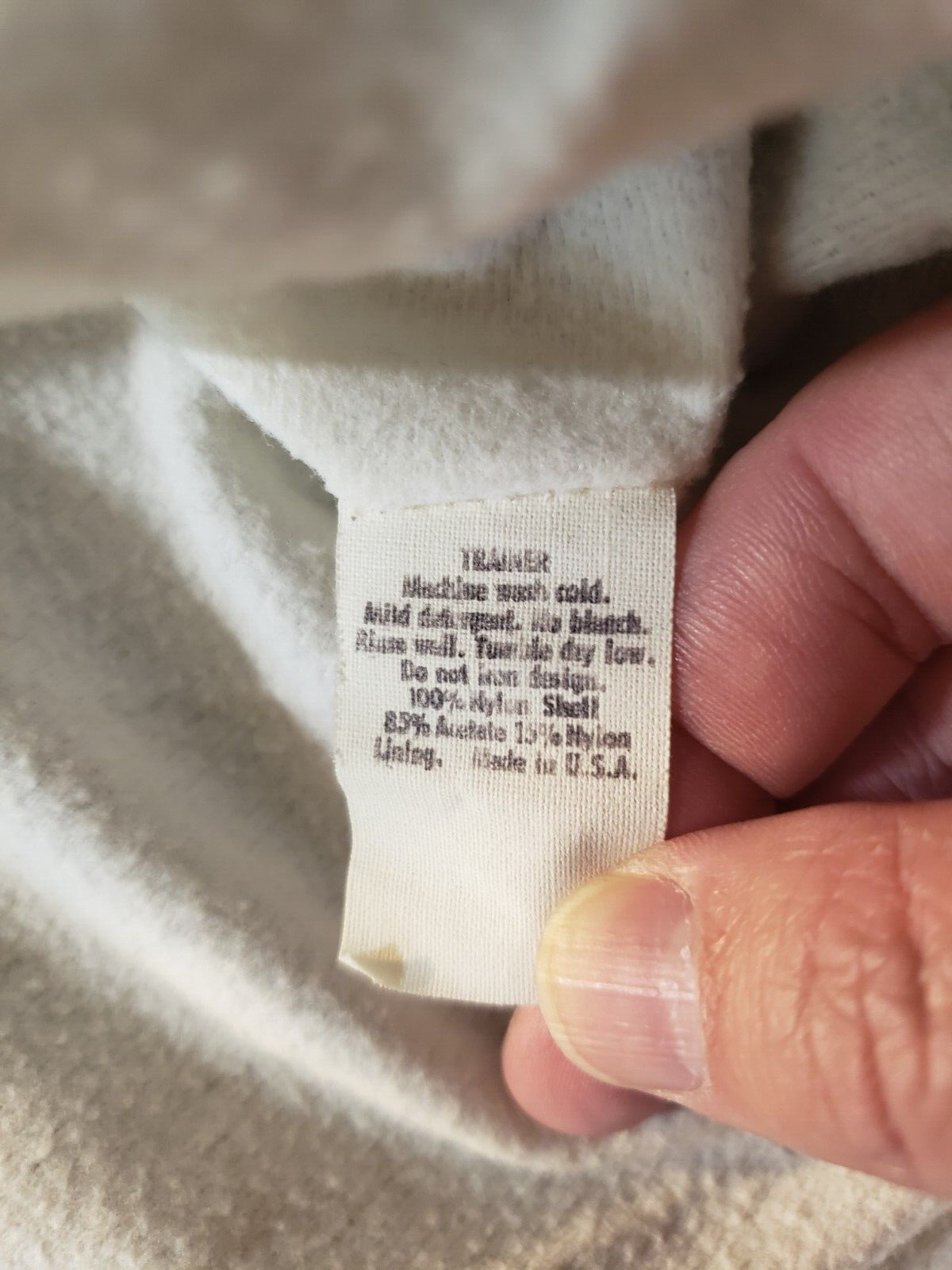 Vintage Champion Nylon Shell Jacket Large Made in USA Blue Caribou ...