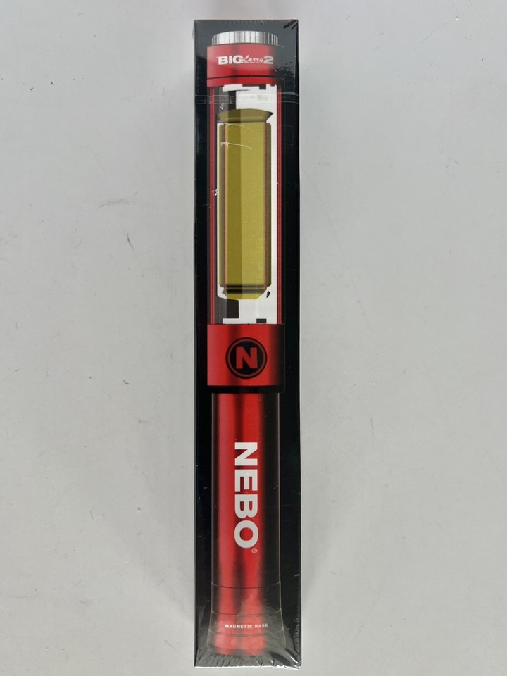 NEBO The Big Larry 2, Power Work Flashlight, Color: RED, New, Free ...