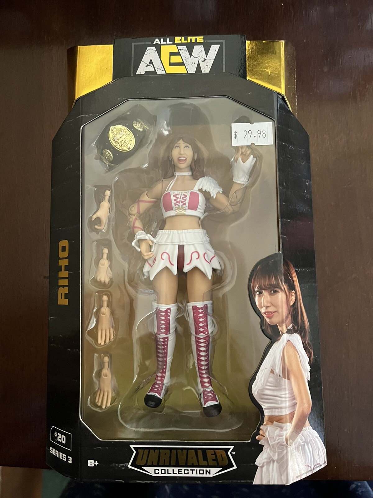 AEW Elite Wrestling UNRIVALED SERIES 3 RIHO Action Figure Woman Champ ...