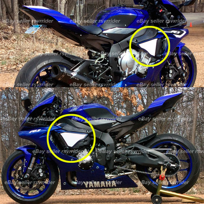 side frame / ecu cover numberplate decals to fit a 2015 2016 yamaha R1 ...