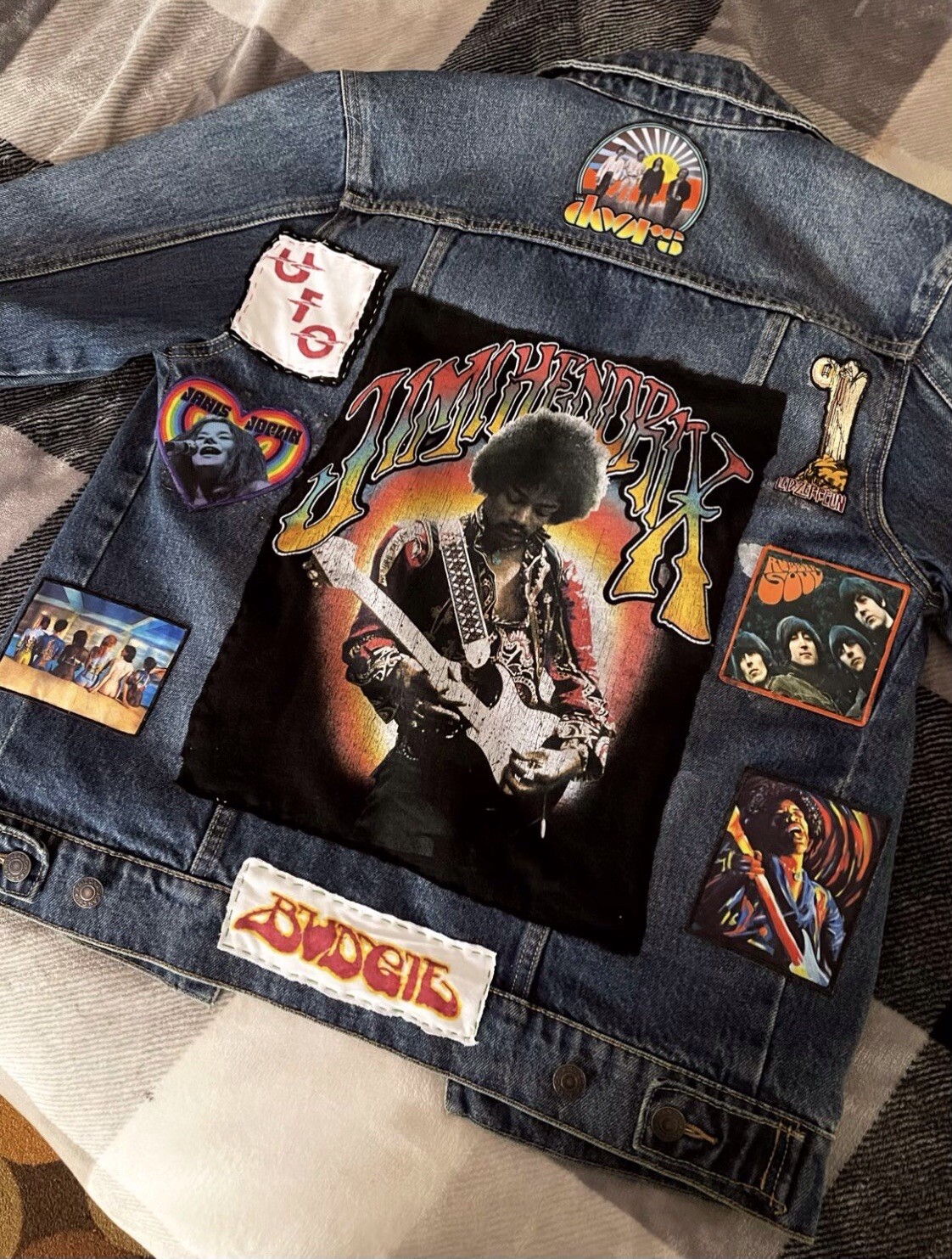 70s Rock And Roll Denim battle jacket | eBay