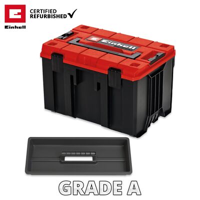 Einhell Modular Tool Box Medium Storage Case Stackable E-Case M Refurb ...