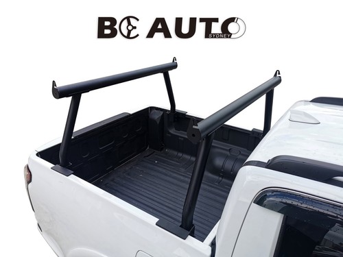 2 * Black Steel Ladder Rack for VW Amarok 2011-23 150kg Loading ...