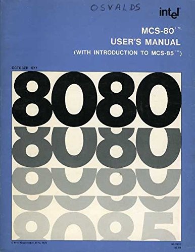 MCS-80 User's Manual (with introduction to MCS-85). | eBay