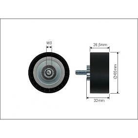 AUX BELT IDLER PULLEY FOR MERCEDES SPRINTER W906 2.1 CDI OM651 2006 ...