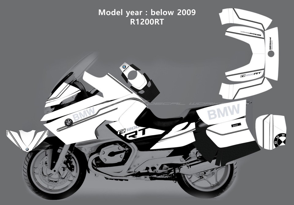 BMW R1250RT / R1200RT motorcycle stickers decals graphics set | eBay