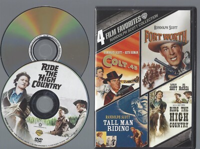 Randolph Scott Collection (DVD) Colt 45 Fort Worth Tall Man Riding Ride ...