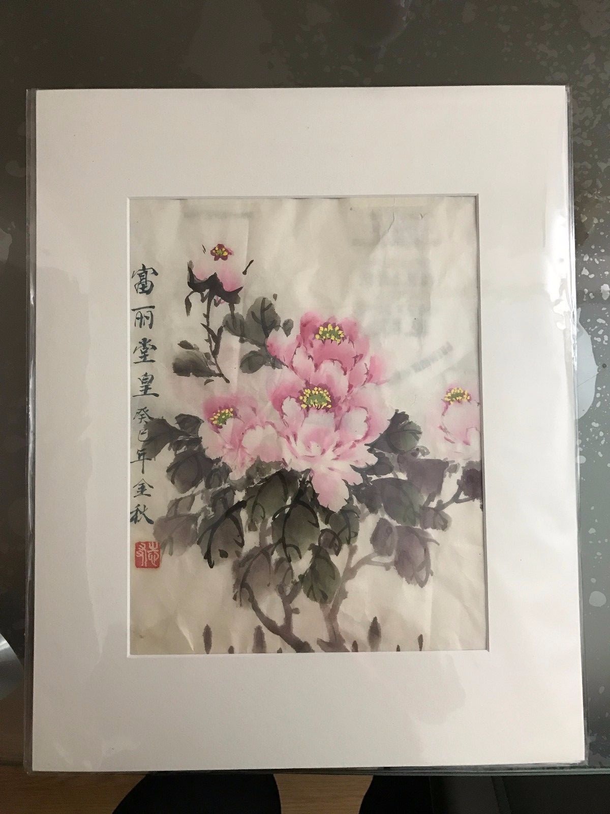 CN102 HANDPAINTED ORIENTAL ART CHINESE COLOR INK BRUSH PAINTING ...