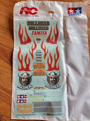 NEW VINTAGE TAMIYA 58089 BULLHEAD DECALS 9495111 OEM VERY RARE 1990 | eBay