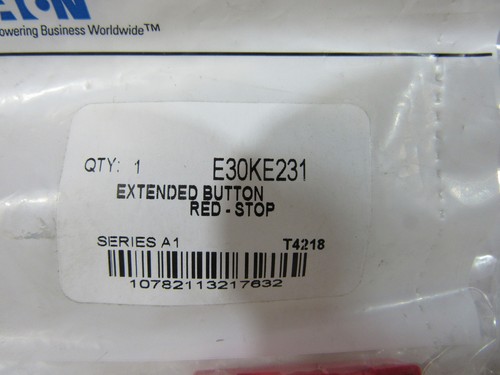 Eaton NSB E30KE231 Pushbutton/Pilot Light/Selector Switch Accy Button ...