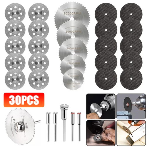 Cutting Wheel Set Drill for Dremel Rotary Tool Accessories w/ 1/8 ...