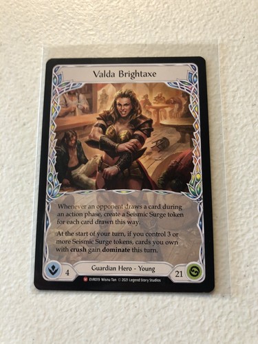 Valda Brightaxe EVR019 NON FOIL Everfest Flesh And Blood FAB Extended ...