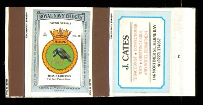 Matchbox Royal Navy Crest Badge HMS Starling RN426 | eBay