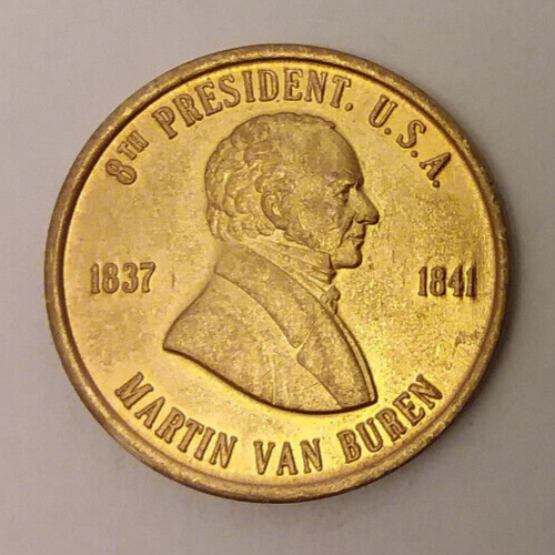 Martin Van Buren 8th President Coin Medal Token 28mm | eBay