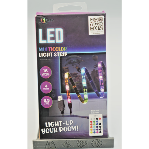 LEDeez Multicolor Light Strip USB 6.5ft RGB Remote Control 16 Colors ...