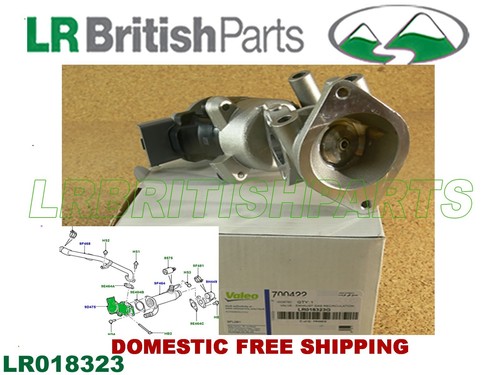 LAND ROVER EGR VALVE LH LR3 LR4 2.7L V6 DIESEL LR018323 VALEO | eBay