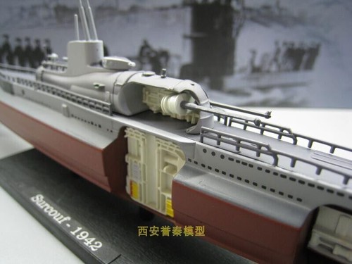 1/350 French Surcouf1942 Large Submarine Metal + Plastic Model Kit New ...