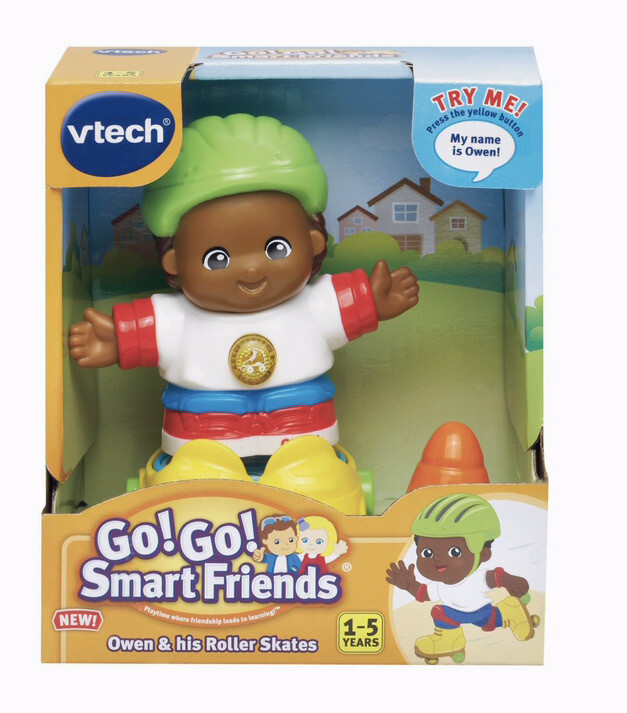 Vtech Go Go Smart Friends Owen & His Roller Skates Figure 80-167500 | eBay