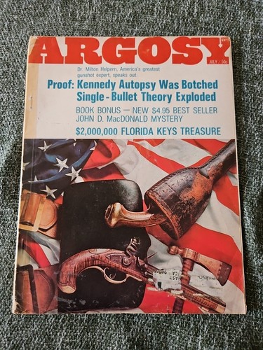ARGOSY July 1967 Magazine JFK Kennedy Autopsy Single Bullet theory GD+ ...
