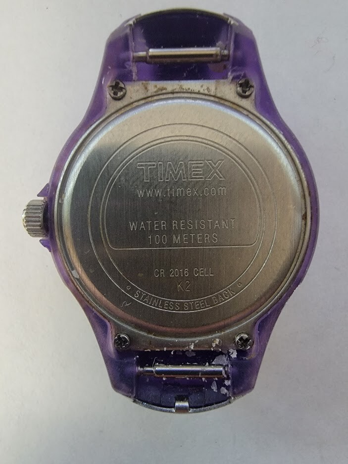 Timex TMX Wristwatch Purple and Silver Face - Face Only, NO BAND | eBay