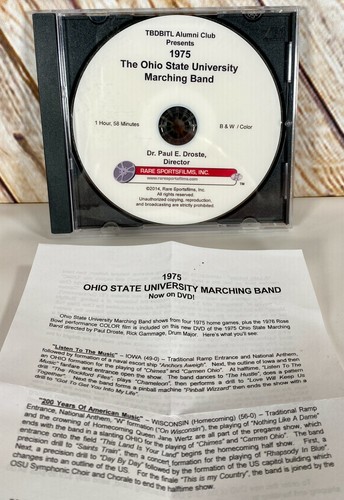 1975 Ohio State University Marching Band Shows TBDBITL Rare Sport Films ...