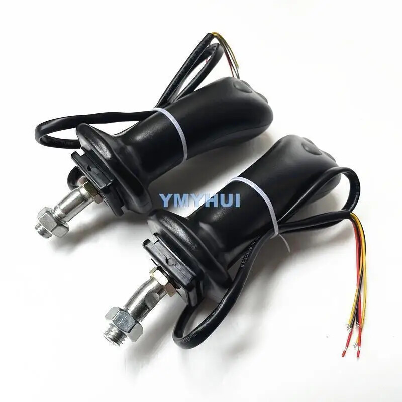 For Rexroth Xcmg Jcm Yuchai Sany Three Button Joystick Handle Glue Dust ...