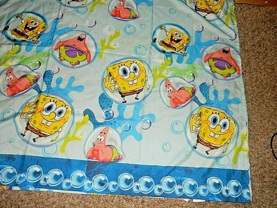 9F Set of 2 Disney SPONGEBOB Bubbles Twin Flat Sheets {Microfiber ...
