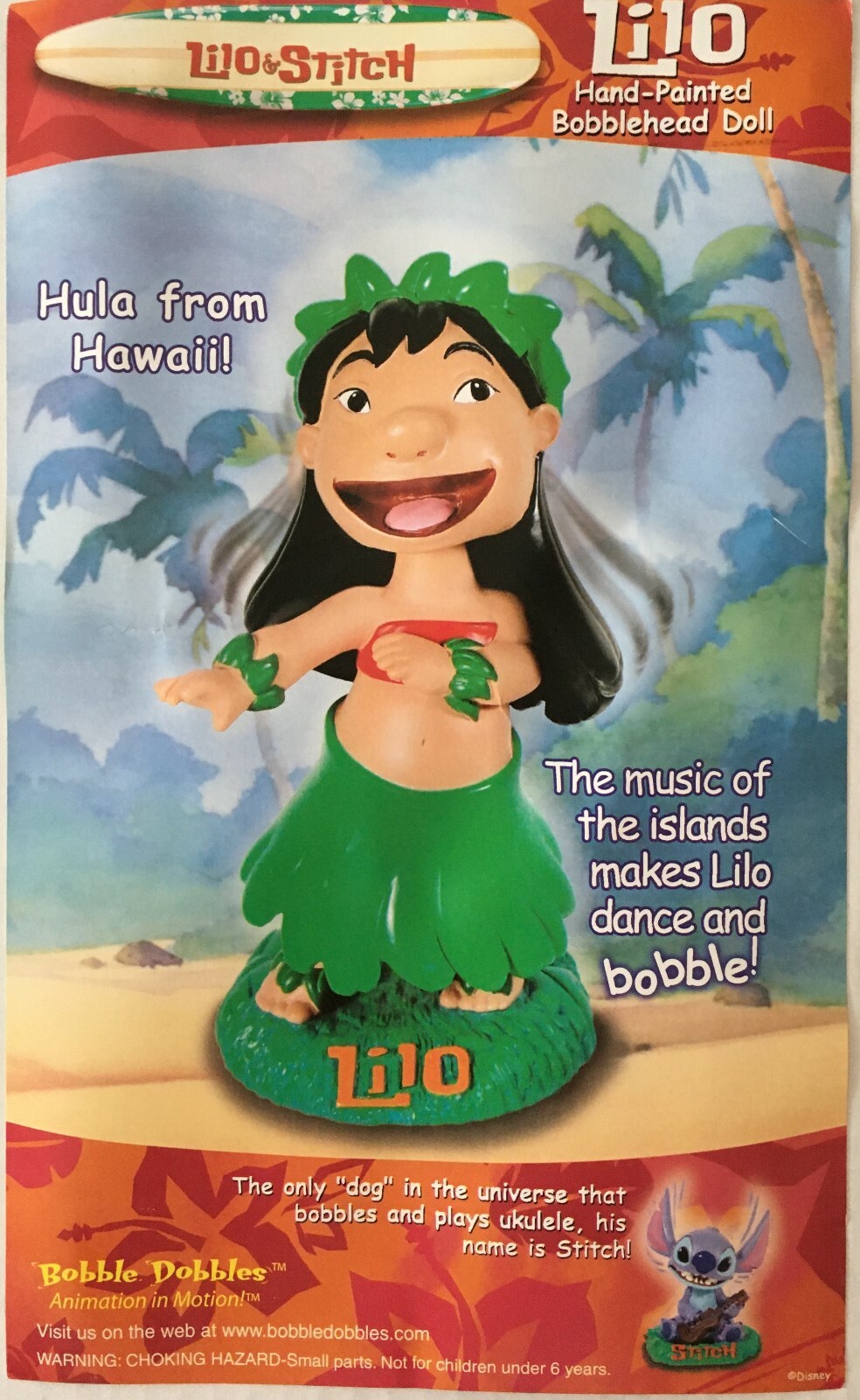 Disney Lilo And Stitch Bobblehead Doll (Bobble Dobbles, Animation in ...